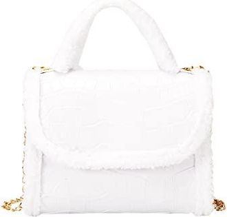 Generic Sac à main tendance pour femme Sac bandoulière Sac bandoulière Sac à bandoulière pour homme, blanc, Taille unique
