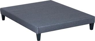 Olympe Literie LITERIE Sommier en bois TAPISSIER KIT 180x200 cm Coloris Gris ciment Livré en kit