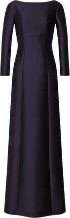 Alberta Ferretti Femme, Robes, Bleu, Taille: 38 FR Robe Mikado