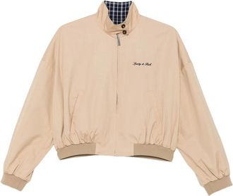 Sporty & Rich Gora Reversible Gingham-check Jacket
