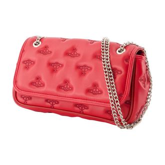 Vivienne Westwood Orb-Embroidered Crossbody Bag - Red