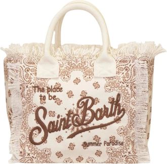 MC2 Saint Barth Femme, Sacs, Beige, Taille: ONE Size Colette Sac &agrave; Main avec Bandouli&egrave;re