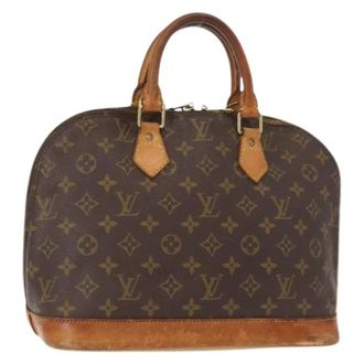 Louis Vuitton Sac &agrave; main vintage en toile Pre-owned - Femme - Pre-owned - Brun - Taille: ONE Size