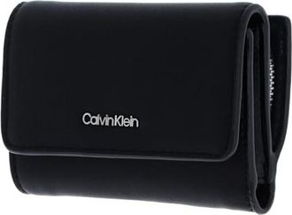 Calvin Klein Must Trifold SM K60K607251, Portefeuilles Femme, Noir (CK Black), OS