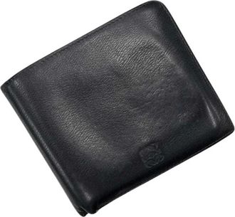 Loewe Portefeuille Pre-owned (bi-pli) - Homme - Pre-owned - Noir - Taille: ONE Size