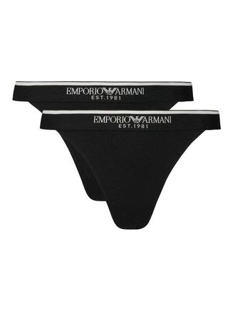 Emporio Armani String-Set EW000405 AF27298 UC001 Schwarz