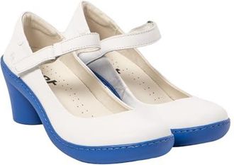 Art Femme 1440 Alfama Plate-Forme, Nappa White Blue, 42 EU