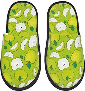 Generic Fruits Verts Femme Homme Pantoufles Doux Chaussons Chaud Chaussures De Maison Pour Maison Hiver Int&eacute;rieur M