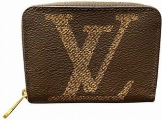 Louis Vuitton unisex, Pre-owned, Brun, Taille: ONE Size Portefeuille en tissu Pre-owned