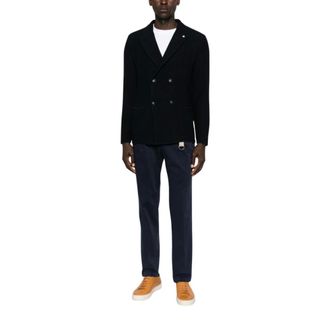 Manuel Ritz Homme, Pantalons, Bleu, Taille: L Chinos