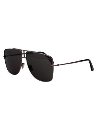 Tom Ford Unisex Sunglasses Eliott-02 Grey Metal