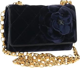 Chanel Mini sac Pre-owned - Femme - Pre-owned - Bleu - Taille: ONE Size