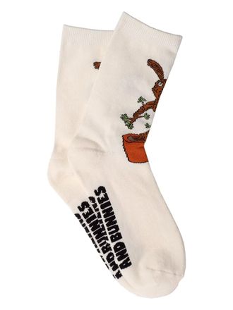 Natasha Zinko chaussettes Groot - Blanc