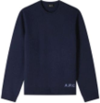 A.P.C. A.p.c., Homme, Sweatshirts et sweats à capuche, Bleu, Taille: S Edward Jumper