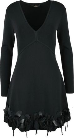 Twinset Femme, Robes, Noir, Taille: 40 FR Abito in maglia svasato