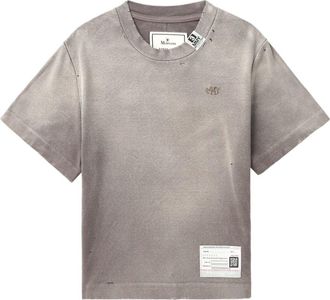 Miharayasuhiro T-Shirt mit Logo-Stickerei - Grau