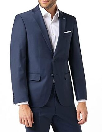 Pierre Cardin 42253-810-14001-3150 Blazer, Bleu, 58 Homme