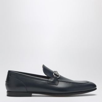 Gucci Blauer Loafer mit Horsebit