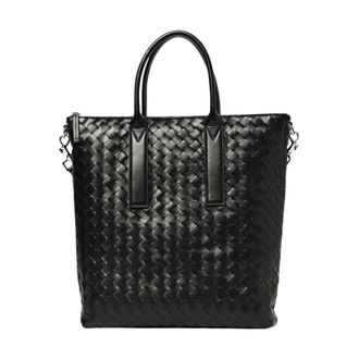 Bottega Veneta Homme, Sacs, Noir, Taille: ONE Size Sac fourre-tout en cuir tressé