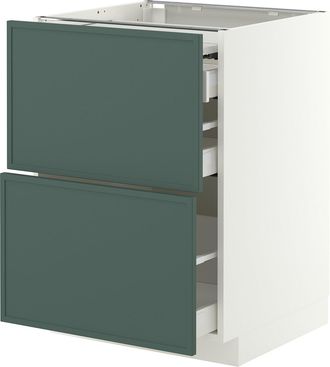 IKEA METOD / MAXIMERA Unterschr auszb Arbeitsfl/3 Schubl