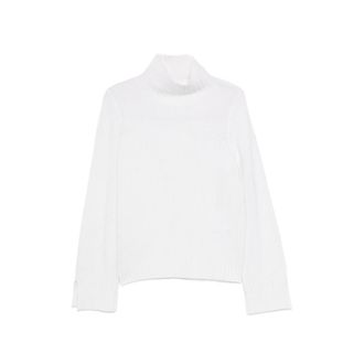 Allude Ribbed Roll-neck Sweater