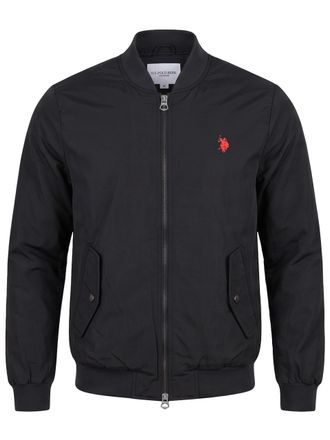 U.S.Polo Association Herren Bomberjacke - wattiert, mit Rippb&uuml;ndchen