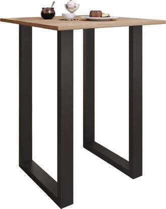 VCM Bartisch | Tresen | Stehtisch | hoher Tisch | Bartresen Tisch - Xona 80x80 cm
