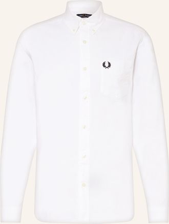 Fred Perry Hemd Regular Fit weiss