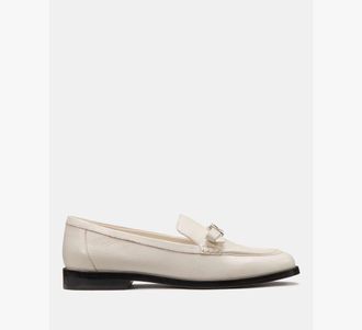Kate Spade New York Deco Bow Loafer Aus Genarbtem Leder