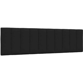 vidaXL Kopfteil-Kissen Hanko Schwarz 180 cm Stoff Vidaxl
