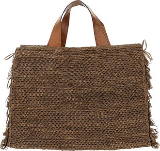 Ibeliv Femme, Sacs, Brun, Taille: ONE Size Onja Raffia Tote