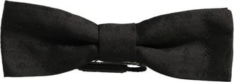 Dolce & Gabbana Homme, Accessoires, Gris, Taille: ONE Size papillon pr&eacute;-nou&eacute;