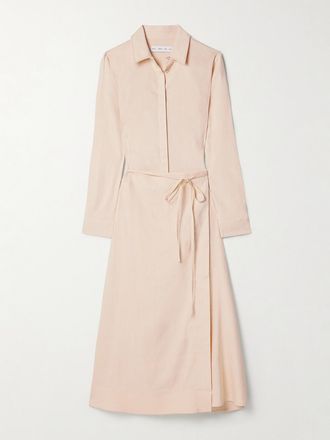 Proenza Schouler Lato Midi-wickelkleid Aus Einer Leinenmischung - Neutral