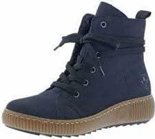 Rieker HWK Bottes &agrave; lacets pour femme, Pacifique., 40 EU