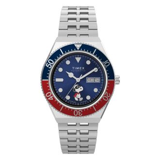Timex M79 Automatik x Peanuts 40mm Armbanduhr - - Accessories - Herren - Grau - ONE SIZE