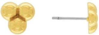 Dansk Copenhagen Vergoldete Triple Ball Ohrringe - - Accessories - Damen - Gelb - ONE SIZE