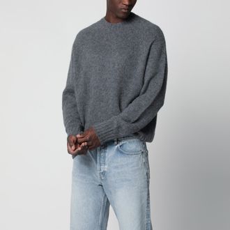 Tom Ford Kaschmirpullover mit Rundhals in Anthrazit