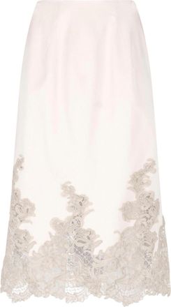Ermanno Scervino Bleistiftrock Aus Seidensatin