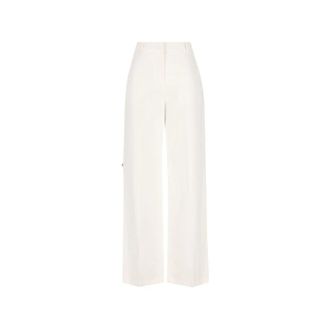 Fendi Technische Canvas-Hose - - Trousers - Damen - Wei&szlig; - S