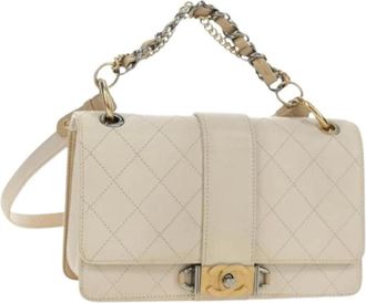 Chanel Sac bandouli&egrave;re vintage Pre-owned - Femme - Pre-owned - Beige - Taille: ONE Size