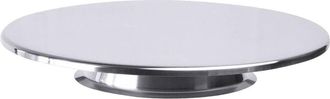 Contacto Edelstahl Kuchenplatte mit Fu&szlig; 31 cm