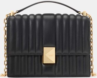 Kate Spade New York Kate Spade Deco Schultertasche Mit Steppmuster Und Kette f&uuml;r Frauen in Schwarz | LEDER