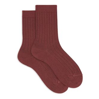 Gallo Gallo, Femme, Sous-v&ecirc;tements, Rose, Taille: ONE Size Chaussettes Courtes C&ocirc;tel&eacute;es en Laine