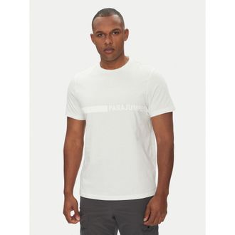 Parajumpers T-Shirt Space 25SMPMTSXF05 Wei&szlig; Regular Fit