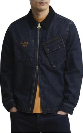 Barbour Steve McQueen Radial Overshirt - - Jackets - Herren - Blau - S