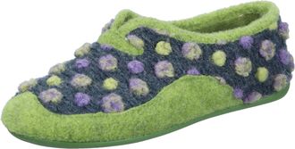 Manitu Home Damen 340097-05 Hausschuh, blau (5), 41 EU