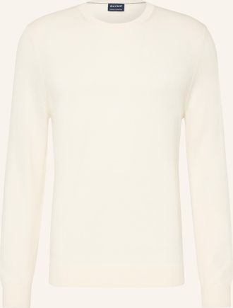 Olymp Pullover Aus Merinowolle weiss