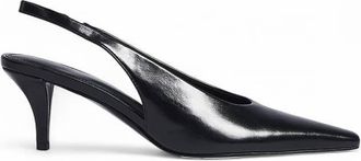 NA-KD Escarpins &agrave; bride arri&egrave;re et bout fin - Noir