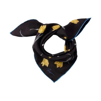 Jacquemus Le Foulard Tulipe - Femme - Accessoires - Noir - Taille: ONE Size