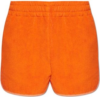 Versace unisex, Shorts, Orange, Taille: S Cotton-Terry Jacquard Sweat Shorts